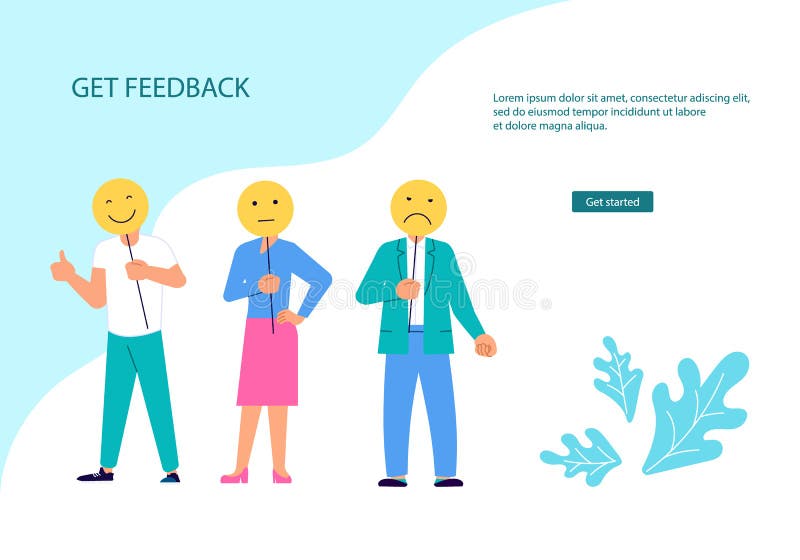 Emotion Feedback Scale.The Scale Of Emotions Stock Vector ...