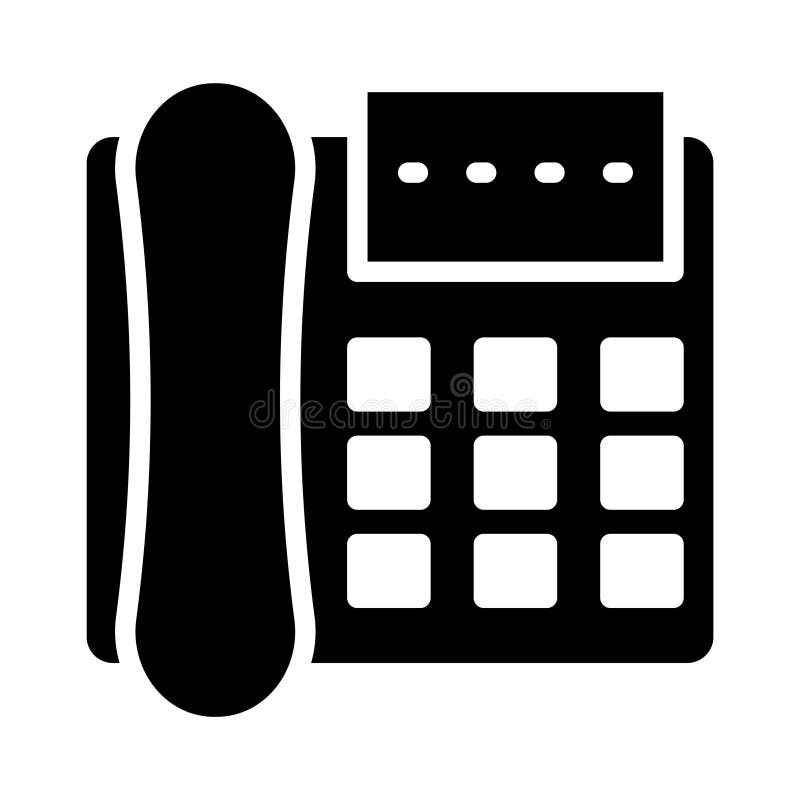 Landline Glyph Flat Vector Icon Stock Vector - Illustration of ... Landline Glyph Flat Vector Icon Stock Vector - Illustration of ...