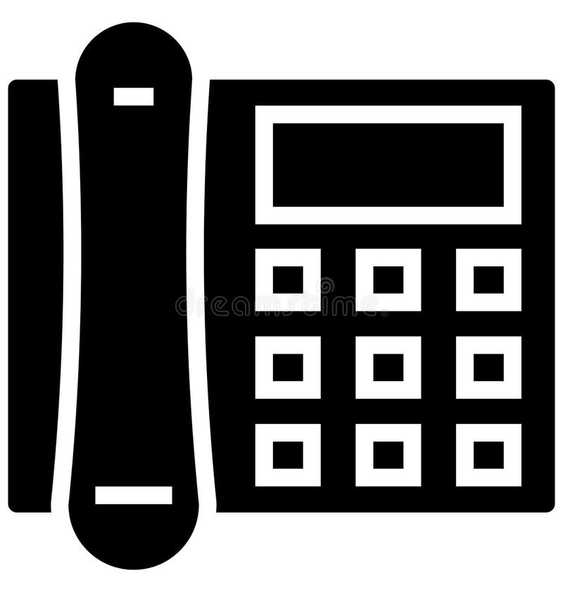 Landline Isolated Vector Icon Which Can Easily Modify or Edit Stock ...