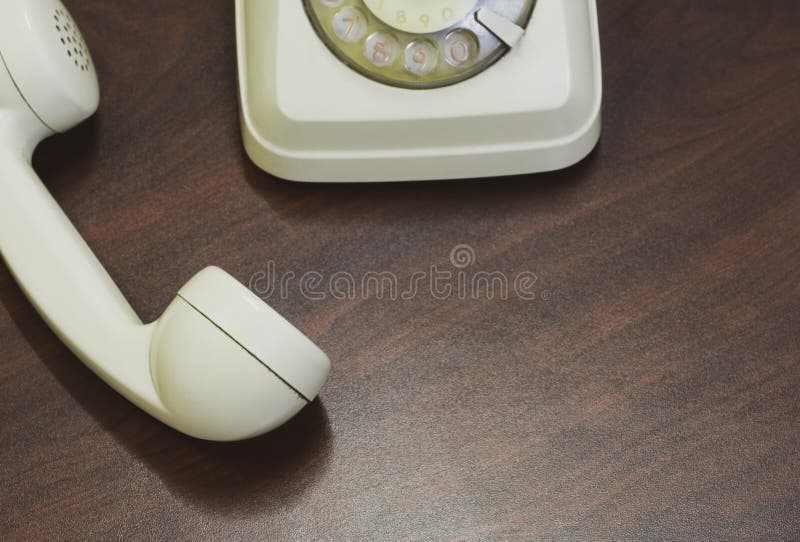 Old Fashioned Rotary Telephone Off Hook Stock Photos - Free & Royalty ...