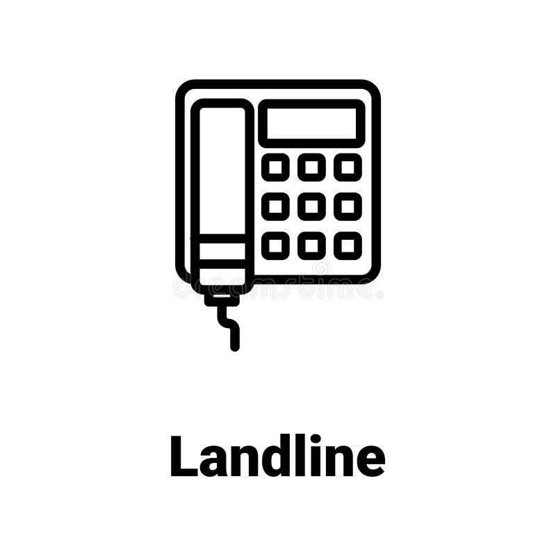 Landline Phone Drawing Stock Illustrations – 245 Landline Phone Drawing ...