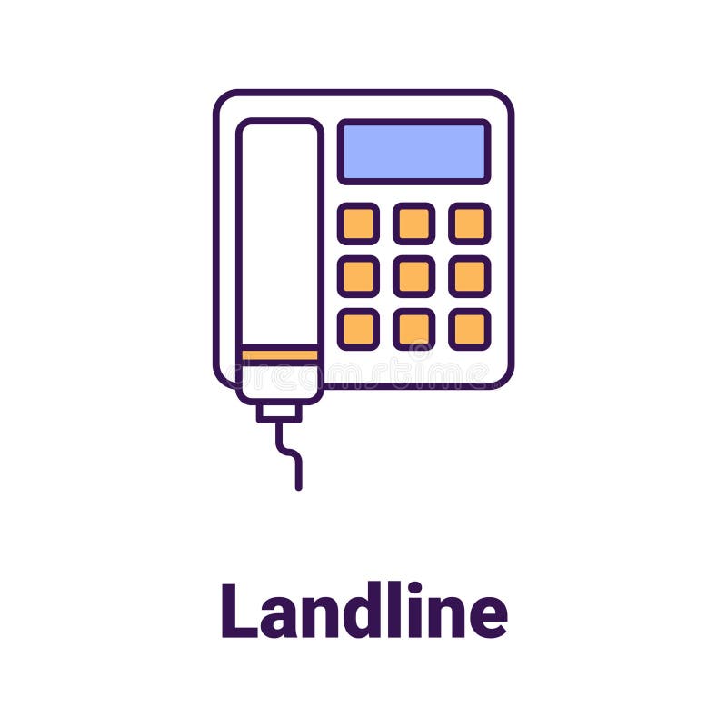 Landline Phone Drawing Stock Illustrations – 245 Landline Phone Drawing ...