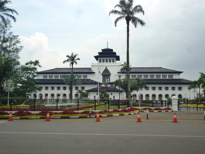 Landmark Buildings in Bandung Stock Photo - Image of indonesia, icons ...