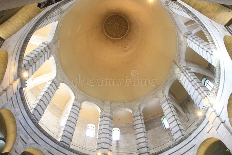 Dome of Pisa Cathedral editorial image. Image of baptistery - 135391135