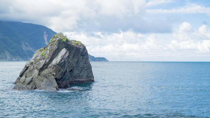 The Giant Rock Under the Sea Stock Photo - Image of cliff, vacation ...