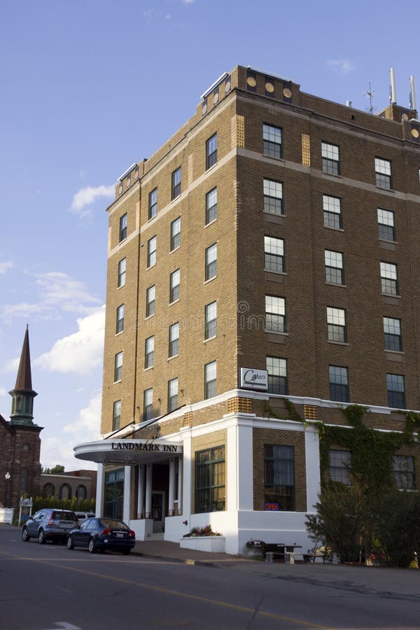 Landmark Inn Hotel in Marquette Editorial Image - Image of hotel ...