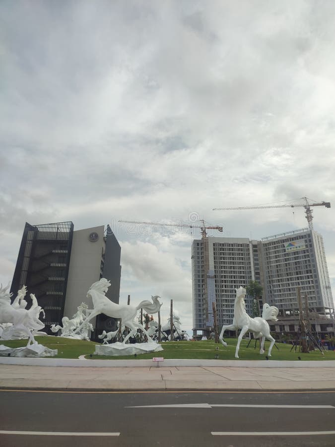 Landmark in Makassar City, or Central Point of Indonesia Editorial ...