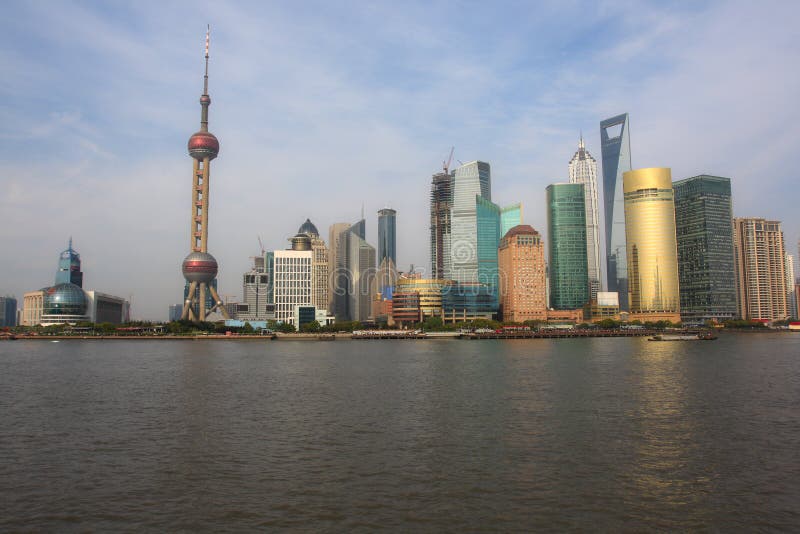 Landmark of shanghai stock image. Image of chinese, building - 13996417