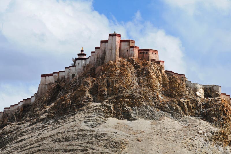 Landmark in Tibet stock image. Image of jiangze, holy - 16804933