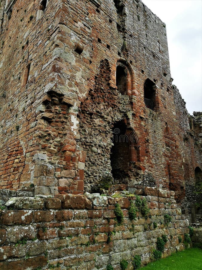 Landmarks of Cumbria - Brougham Castle Stock Image - Image of medieval ...