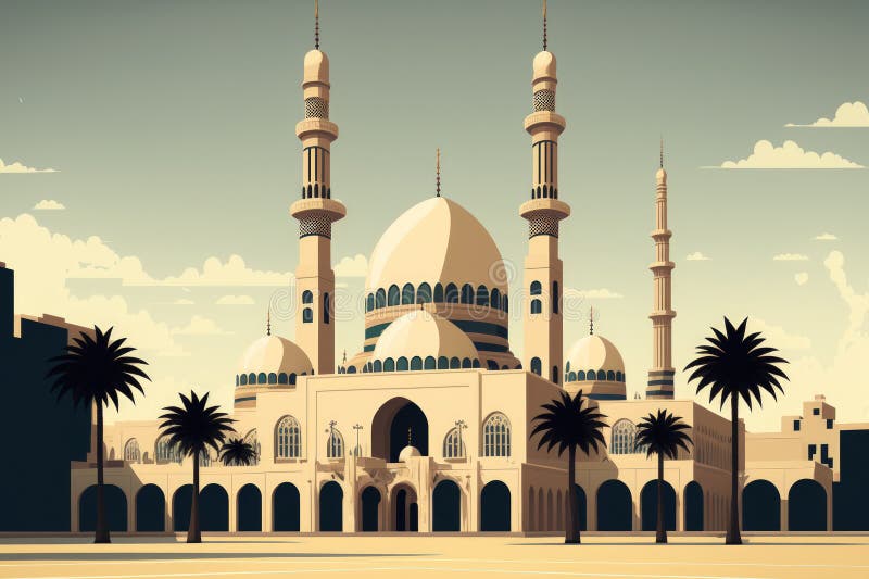Rahma Mosque Stock Illustrations – 12 Rahma Mosque Stock Illustrations ...