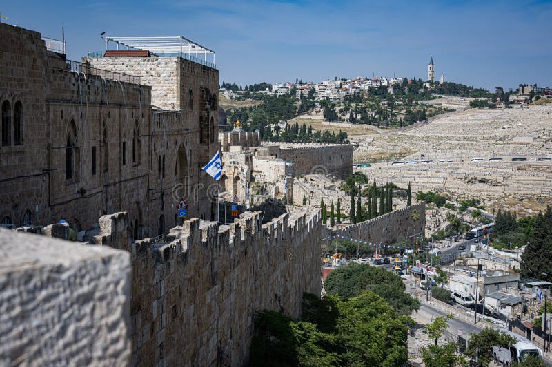 Landmarks in Old Jerusalem editorial image. Image of landmarks - 289826810