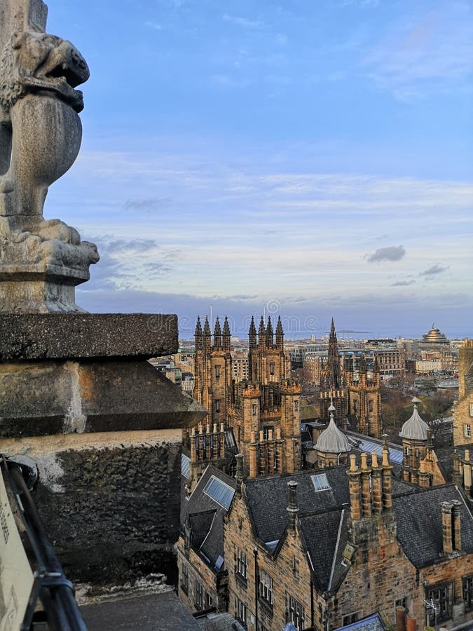 Landmarks of Scotland - Edinburgh Castle Stock Photo - Image of ...