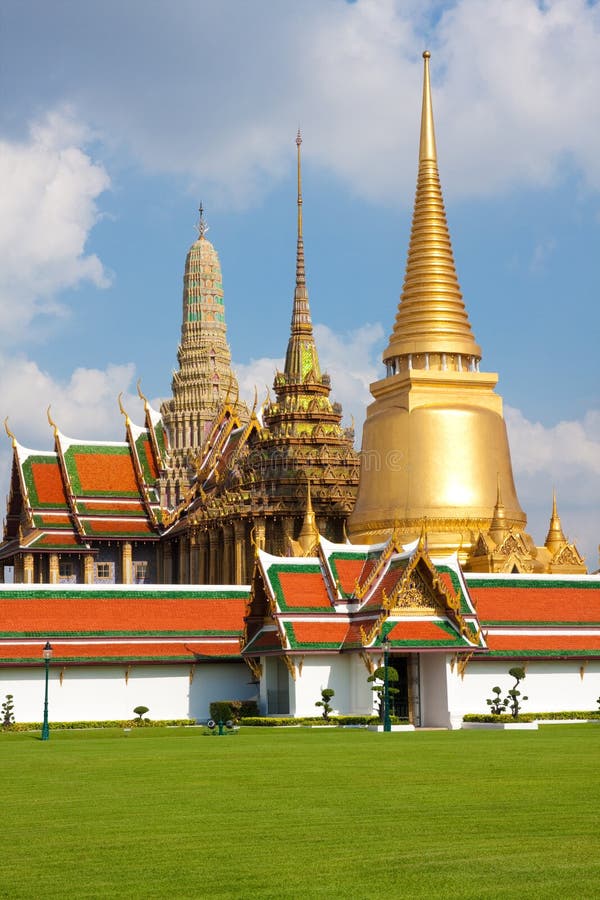 Landmarks of Thailand stock image. Image of buddha, brick - 16462009