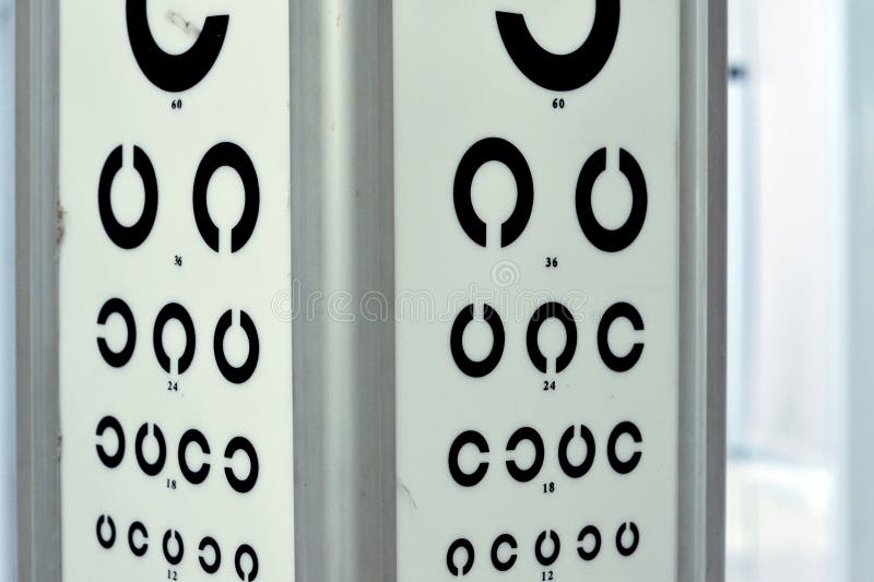 Landolt C Broken Ring Optotypes or Japanese Vision Test in Various ...