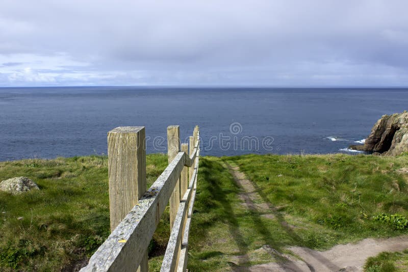 Lands End Cornwall England stock photo. Image of cliffs - 92975390