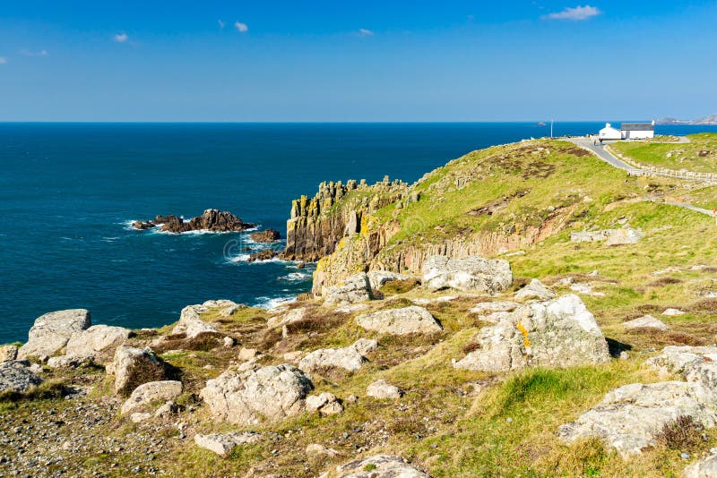 Lands End Cornwall England UK Stock Photo - Image of photograph ...