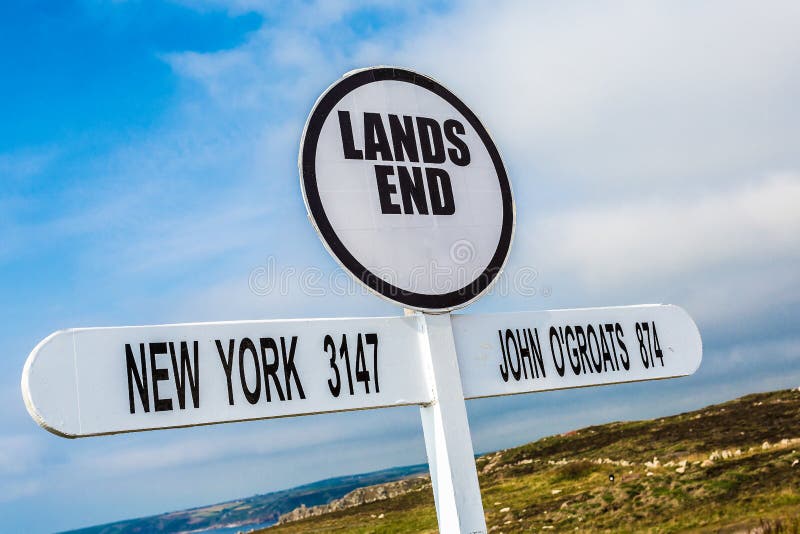 Lands End stock photo. Image of john, sign, groats, kingdom - 43092178