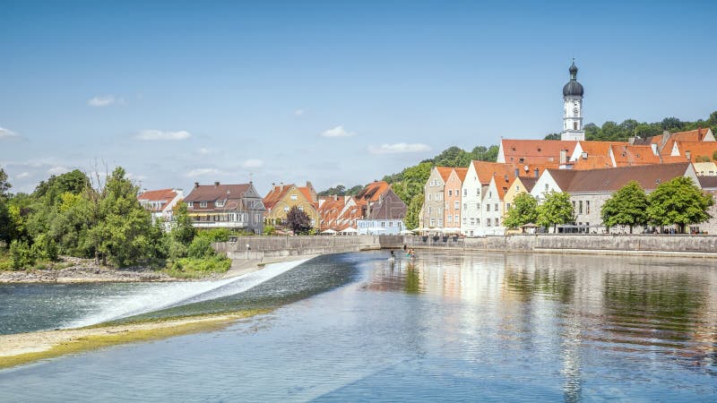 Landsberg am Lech stockbild. Bild von tourismus, umgebung - 56733611
