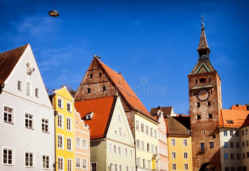 Landsberg am Lech stock image. Image of european, fashioned - 42089449