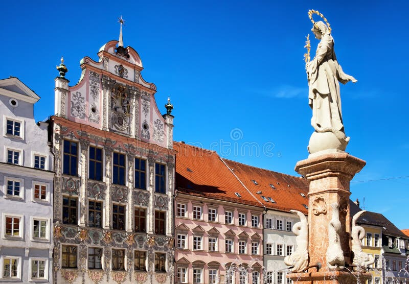 Christmas Market Bustling City Night Scene in Germany Editorial Stock ...