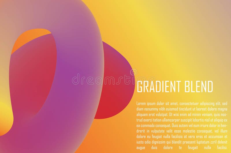 Gradient Blend. Gradient Background. Awesome Colorful Background Stock ...