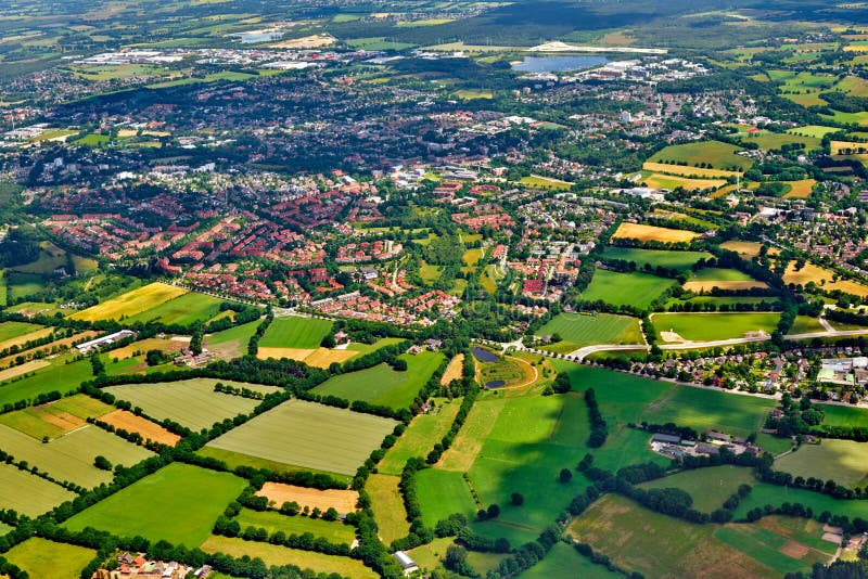 Landscape from above stock photo. Image of cloudscape - 98870944