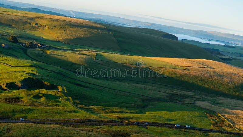 Landscape Aerial View from Drone Stock Image - Image of terrain, aerial ...