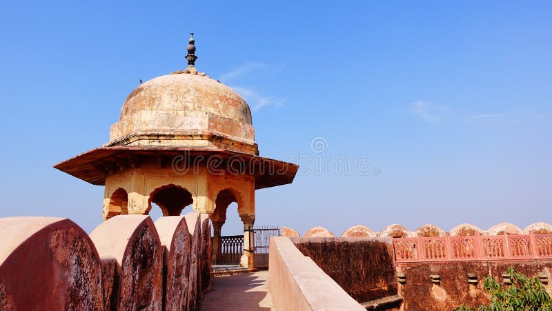 Landscape of Ancient Castle in India Stock Photo - Image of palace ...