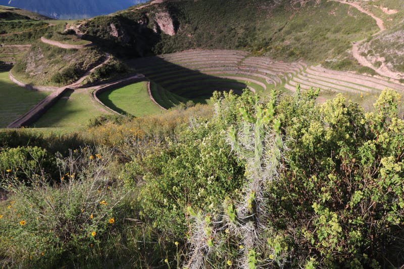Landscape of an Ancient Nature Amphitheater in-between the Mountains ...