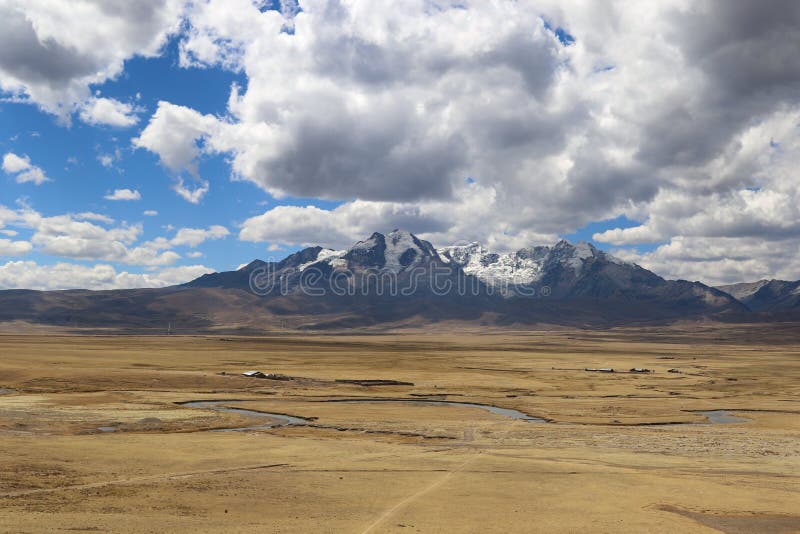 Landscape of the Andes Plateau in Peru Stock Photo - Image of color ...