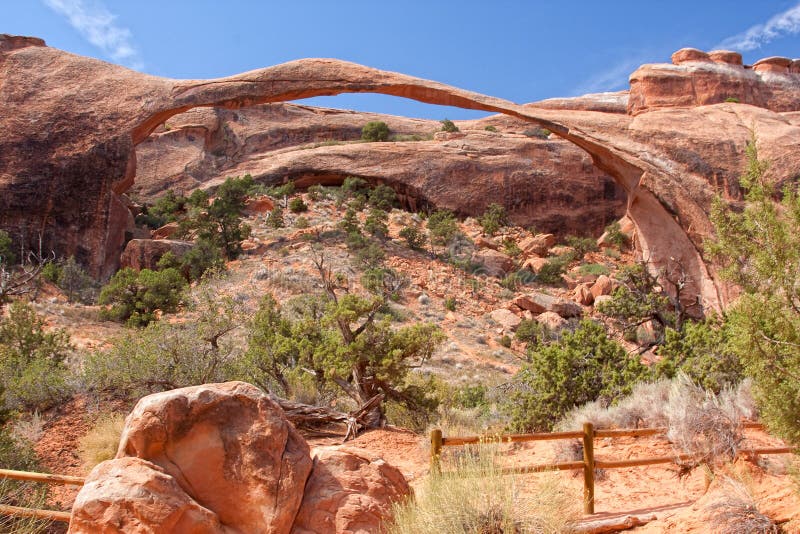 Landscape Arch stock image. Image of scenic, west, view - 11206023