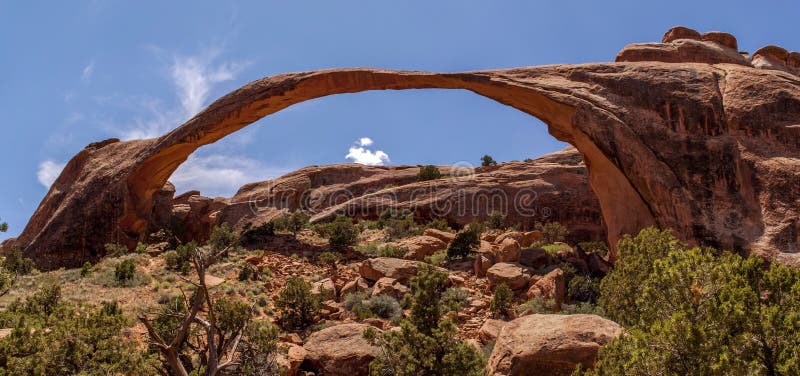 Landscape Arch stock image. Image of scape, sandstone - 35269415