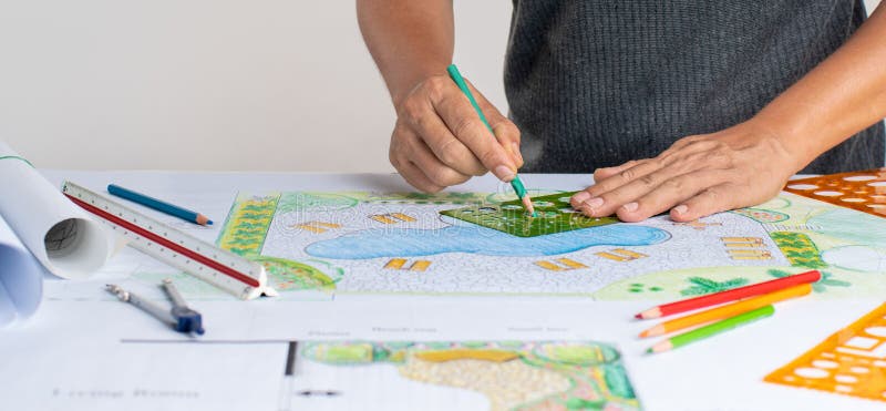 Architecture Student Design Project Backyard Garden and Patio Plan ...