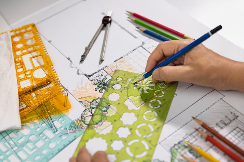 Architecture Student Design Project Backyard Garden and Patio Plan ...