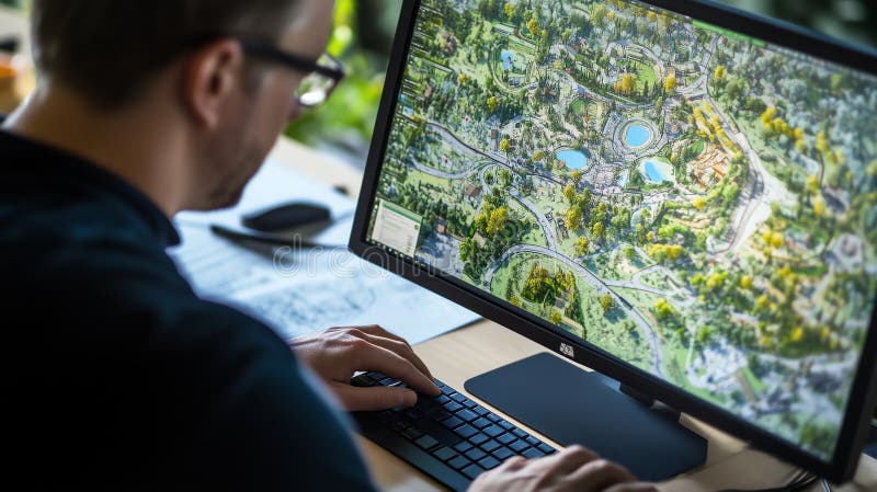 Landscape Architect Using Advanced Tools - Detailed Design Process ...