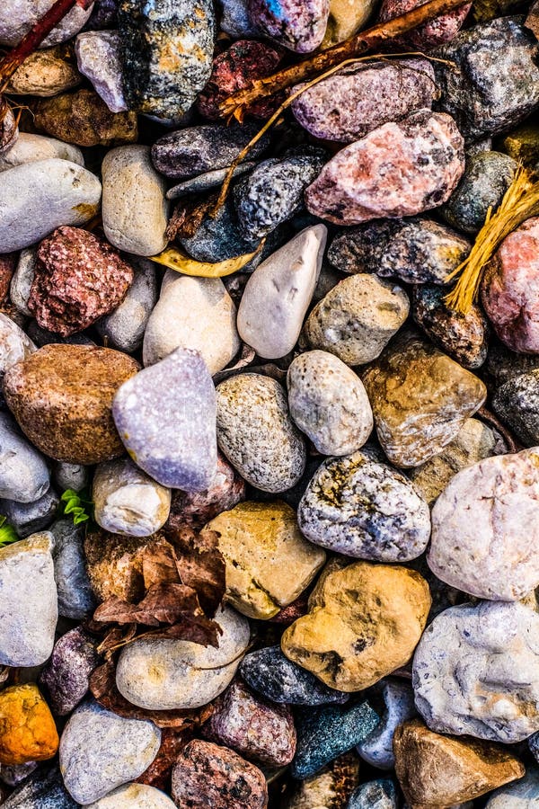 Stone Pebbles Background Texture, Landscape Architecture Stock Image ...