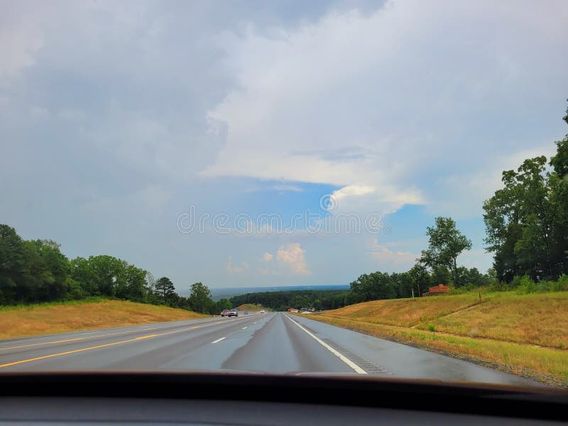 Landscape in Arkansas stock photo. Image of horizon - 252152716