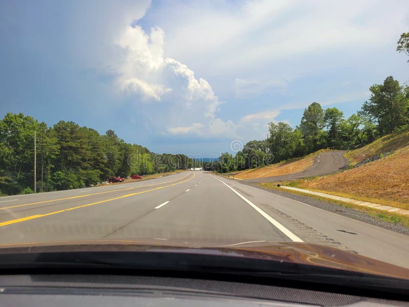 Landscape in Arkansas stock photo. Image of road, lane - 252152722