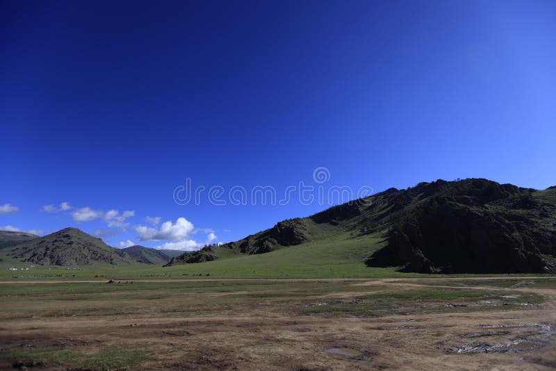 Landscape Around the Khorgo Volcano in Mongolia Stock Photo - Image of ...