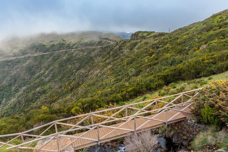 Landscape Around Rabacal and Levada Do Risco on the Island of Madeira ...