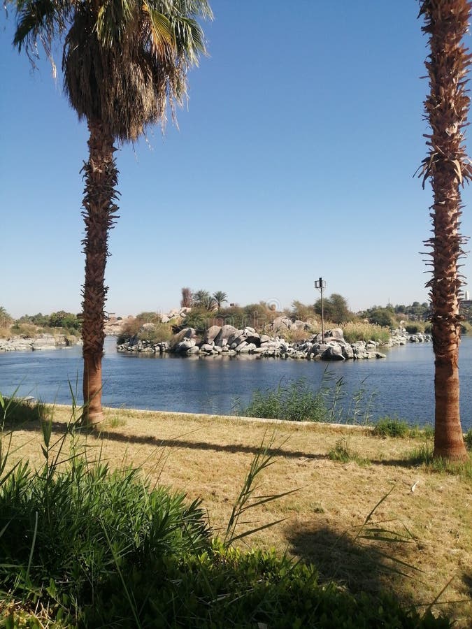 Landscape in aswan , egypt stock image. Image of landscape - 254329639