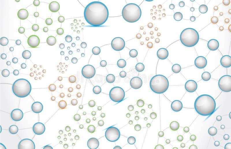 Blue atom stock illustration. Illustration of molecular - 20168663