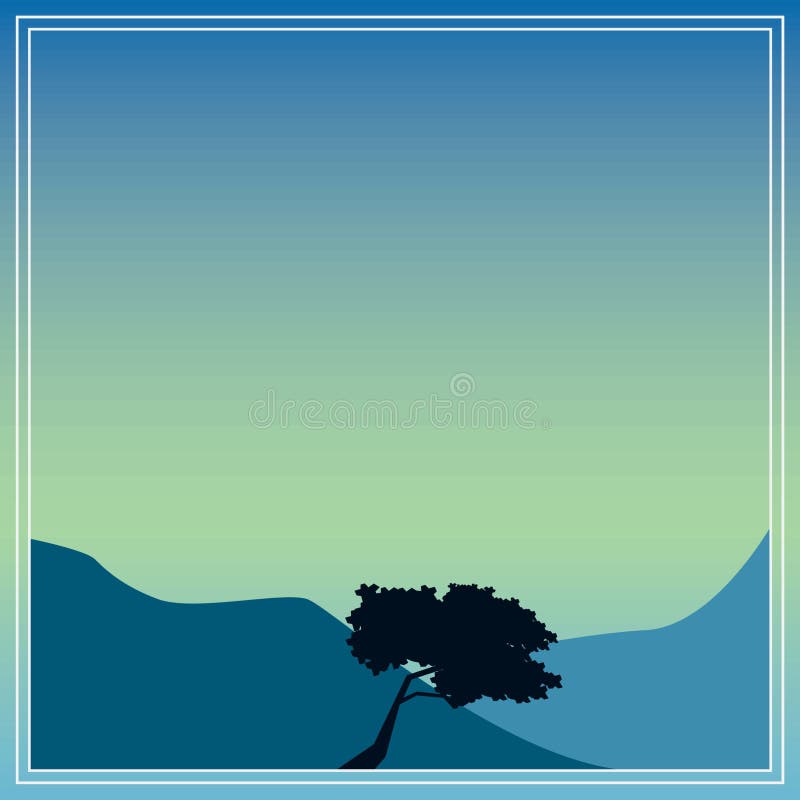 Landscape Background Design Stock Vector - Illustration of color ...