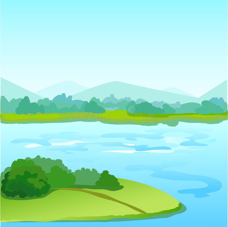 Landscape background stock vector. Illustration of location - 80085521