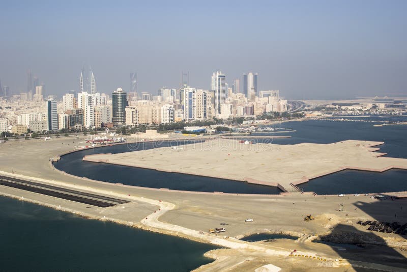 Landscape of Bahrain stock photo. Image of center, sunny - 73808122
