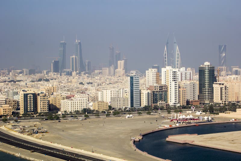 Landscape of Bahrain stock photo. Image of clear, blue - 73808690