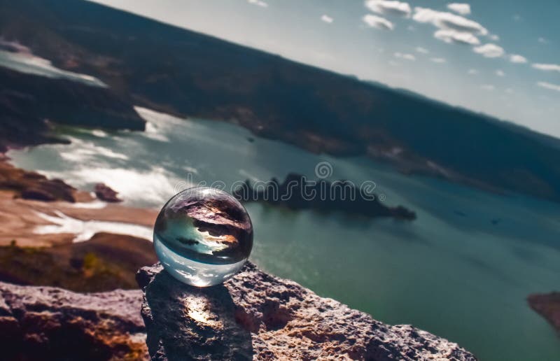 Landscape ball and sky stock photo. Image of water, ball - 176653066