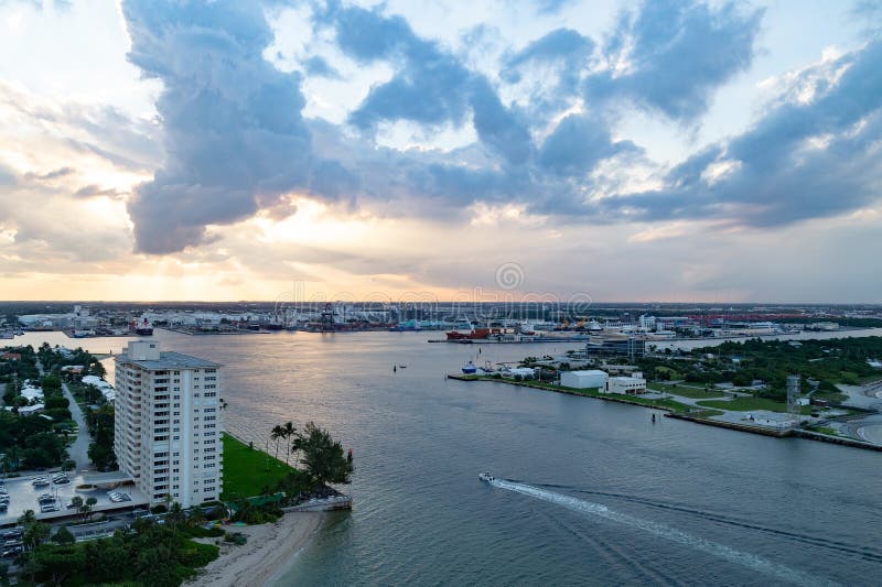 Landscape on Bay. Landscape on Bay with Harbor. Landscape on Bay with ...