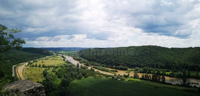 Mures river landscape stock image. Image of plants, spring - 53709953